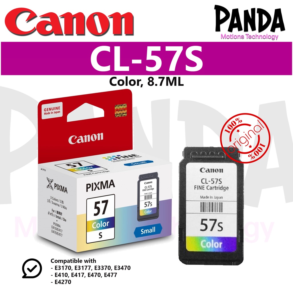 Canon Ink CL-57S Color, 8.7ML | Shopee Malaysia