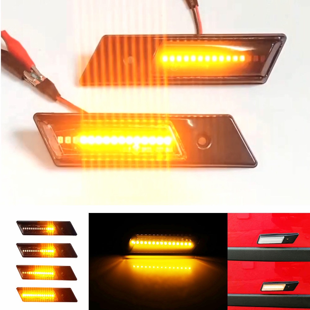 Dynamic Fender Turn signal For BMW E30 E32 E34 E36 Led Light Side ...