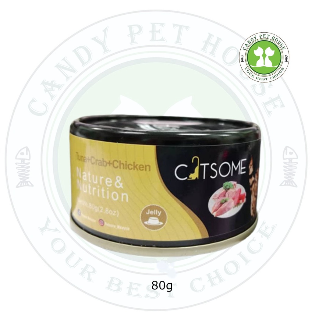 CatSome Cat Canned Food/Wet Food-80g(JELLY-BLACK) | Shopee Malaysia