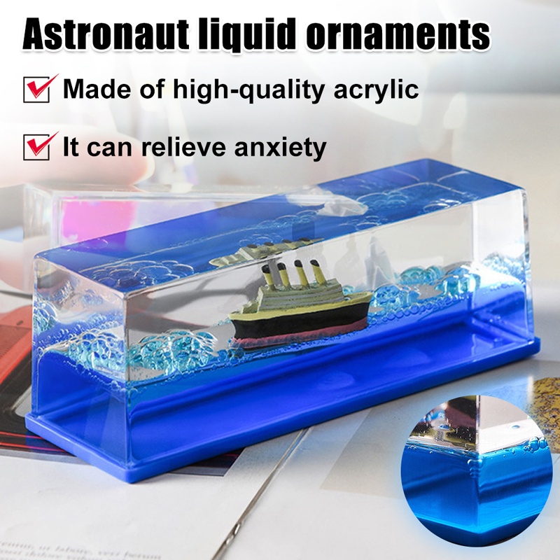 Cruise Ship Fluid Bottle Unsinkable Ships Titanic Cruise Ship Model ...