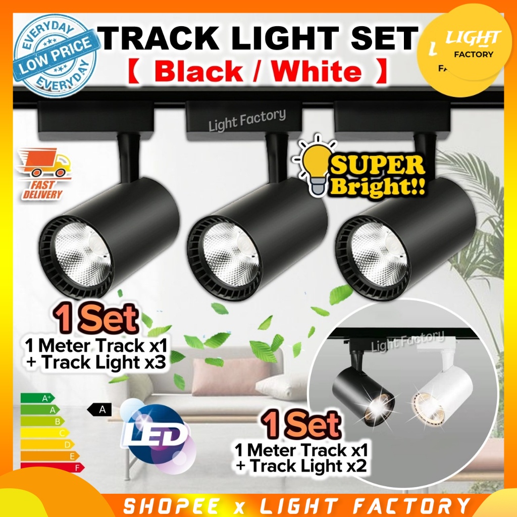 [SET] High Quality LED Track Light COB 7W 12W 20W 35W with 1 Meter ...