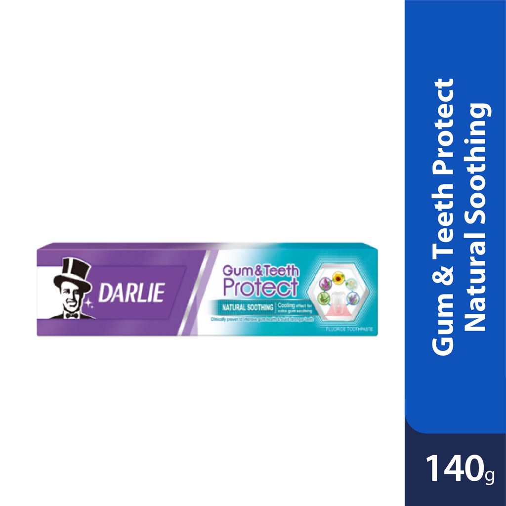 Darlie Gum & Teeth Protect Natural Soothing Toothpaste 140g | Shopee ...