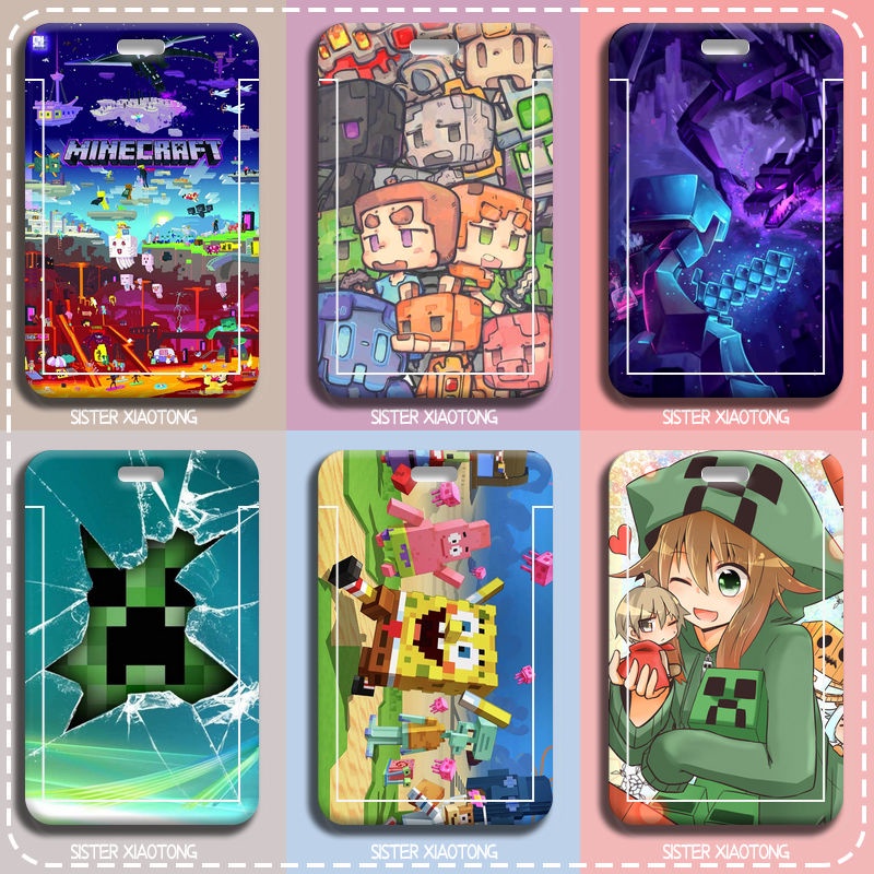 Anime Cartoon Minecraft MC Customized Student ID Card Personal ID Card ...