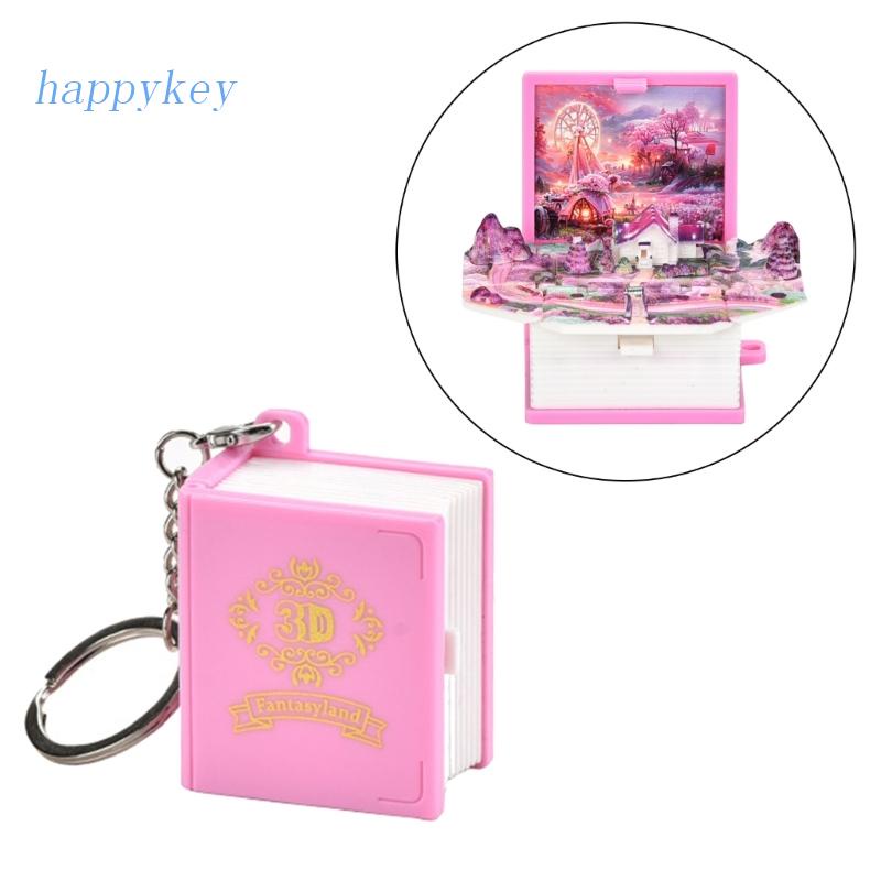 HAP Novelty 3D Fantasy Land Book Keychain Kids Handheld Game Toy Pop ...