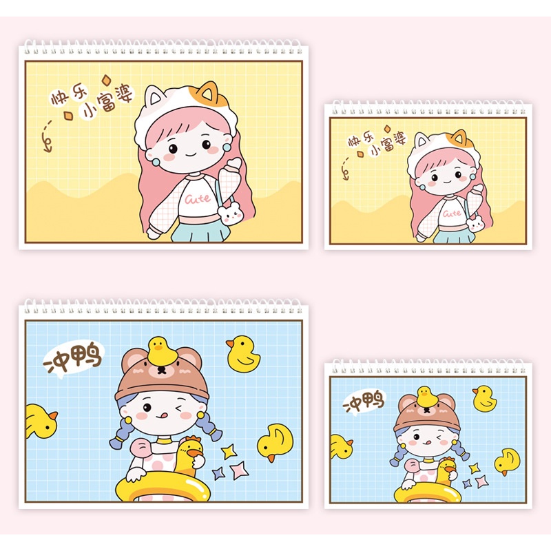 A5 20/40sheets Cute Sticker Collecting Albums A5 Size, Release Paper ...