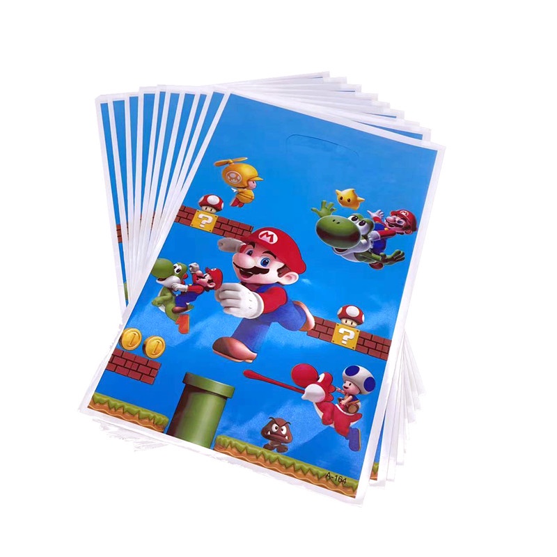 Super Mario Bros Loot Bag Gift Bag For Kids Birthday Party | Shopee ...
