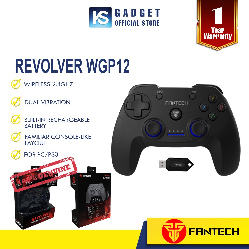 Fantech WGP12 Revolver Wireless 2.4GHZ Gaming Controller | Shopee Malaysia
