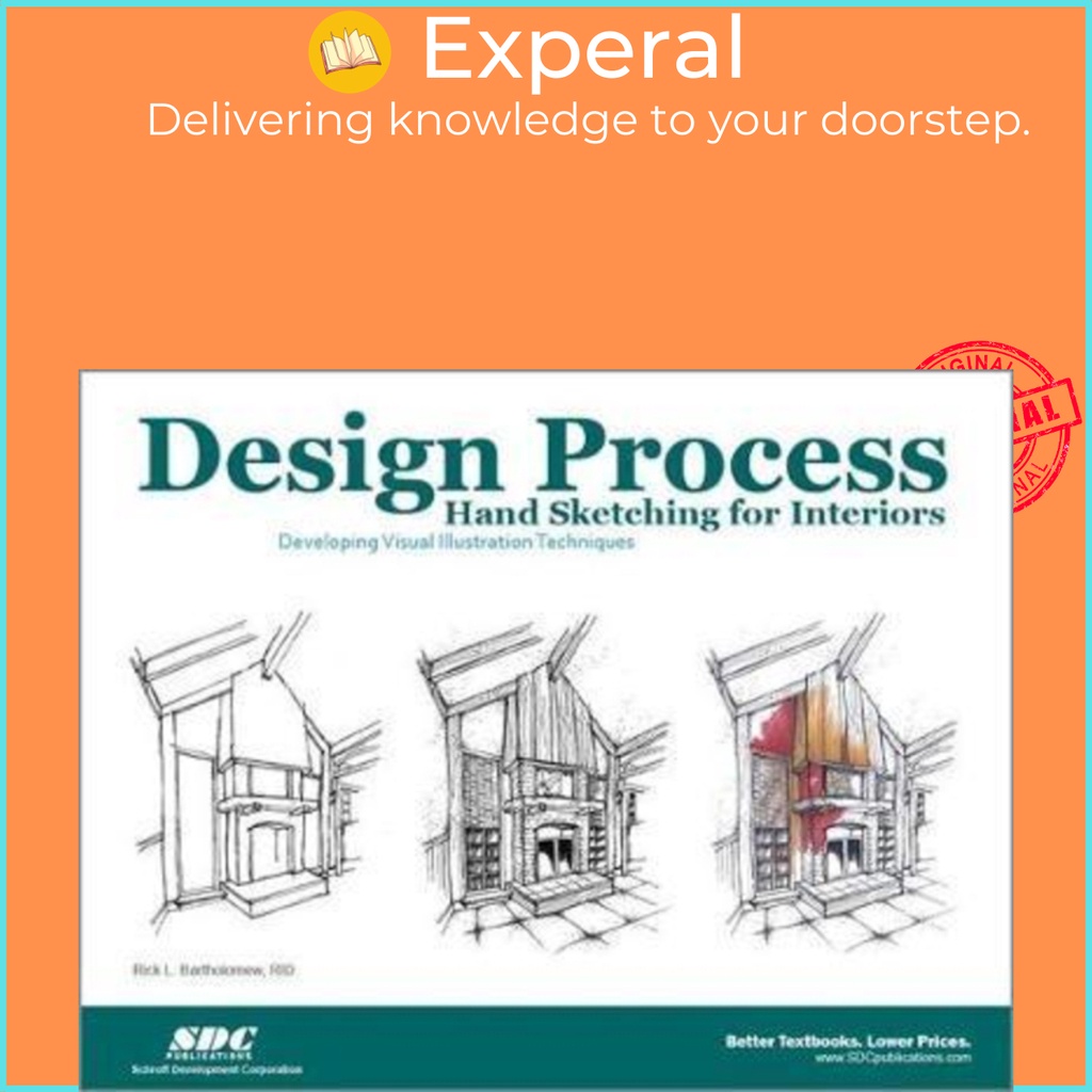 [English - 100% Original] - Design Process Hand Sketching for Interiors by Rick Bartholomew (US ...