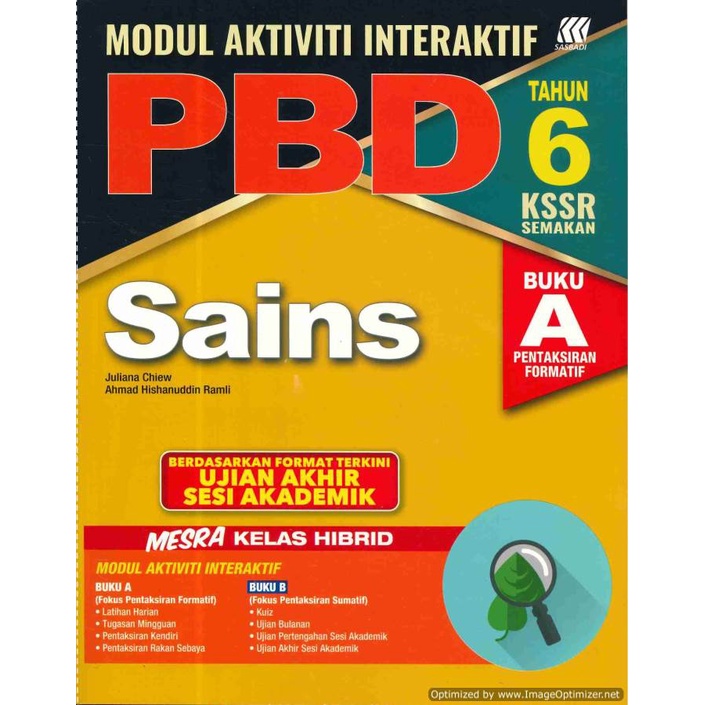 Modul Aktiviti Interaktif Pbd Sains Tahun 6 Kssr Semakan Buku A And B