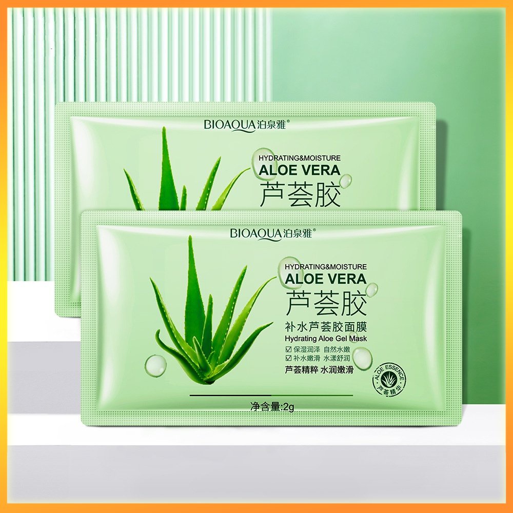 BioAqua Aloe Vera Moisturizing Facial Mask 补水芦荟胶面膜 | Shopee Malaysia