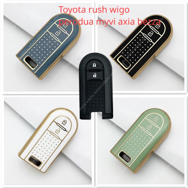 Toyota Rush Wigo Gen 3 2022 car key cover Perodua BEZZA AXIA MYVI ARUZ ...