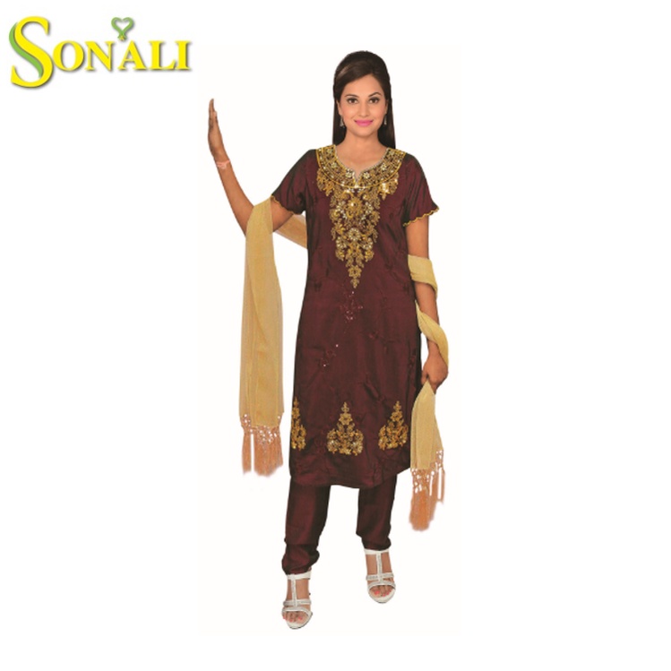 Sonali SALWAR KAMEEZ PLAIN POLYSTER READY MADE - D9792 | Shopee Malaysia