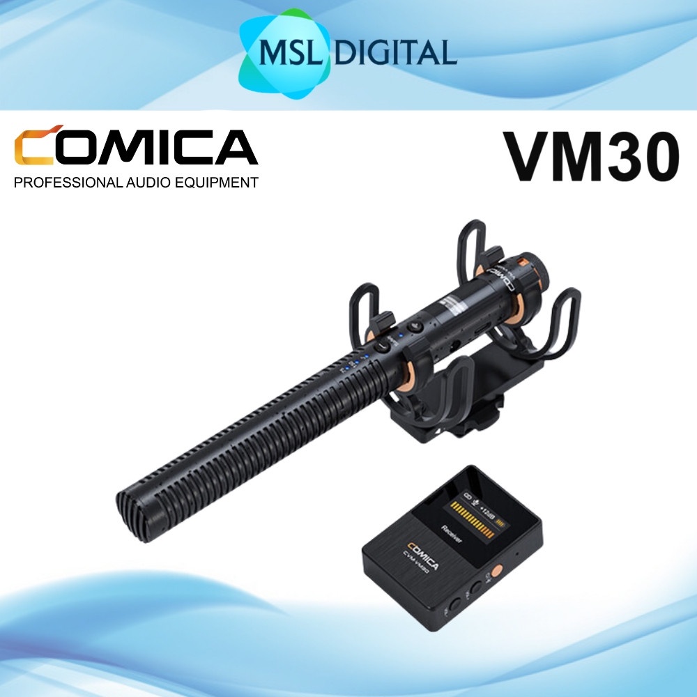 Comica Audio VM30 Wireless Shotgun Microphone System (2.4 GHz) | Shopee Malaysia