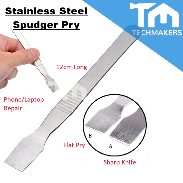 12cm Metal Spudger Pry / Sharp Knife for Repair Open Opening Tool Kit ...