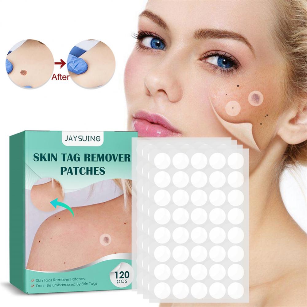 120pcs Wart Ta g Remover Patch Facial Acne Pimple Patches Skin Tag Mole ...