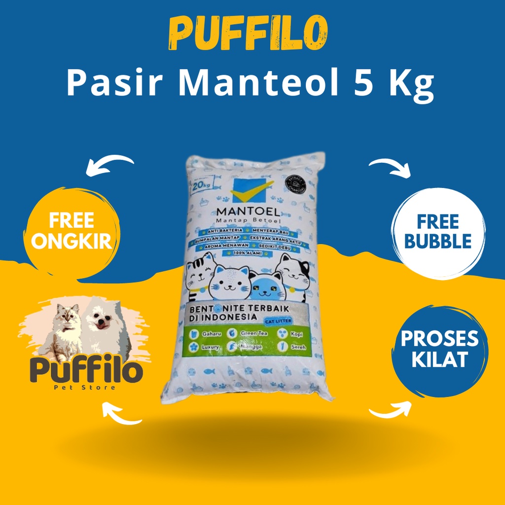 Mantoel Cat Sand Fragrant Clump Sand 5kg | Shopee Malaysia