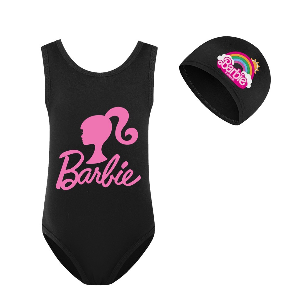 Barbie Outfit Girls' Cartoon One Piece Swimsuit for Kids Girl Boys ...