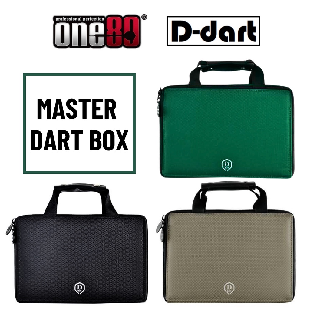 One80 Dart Case - (EXTRA LARGE) MASTER Dart Box / Bag / Wallet (Sarung ...