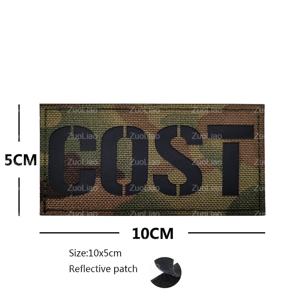 Velcro Patch Reflective Letter FIRE SF USAF CTRU JFO GOON Luminous ...