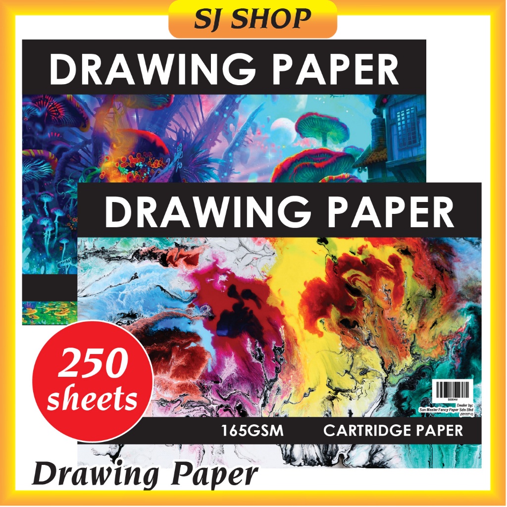 A4 Drawing Paper 135gsm 165gsm | Cartridge Paper | Kertas Seni Lukisan ...