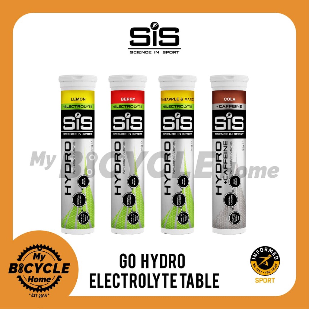 SIS SCIENCE IN SPORT GO HYDRO ELECTROLYTE TABLETS - 20 TABLETS | Shopee ...