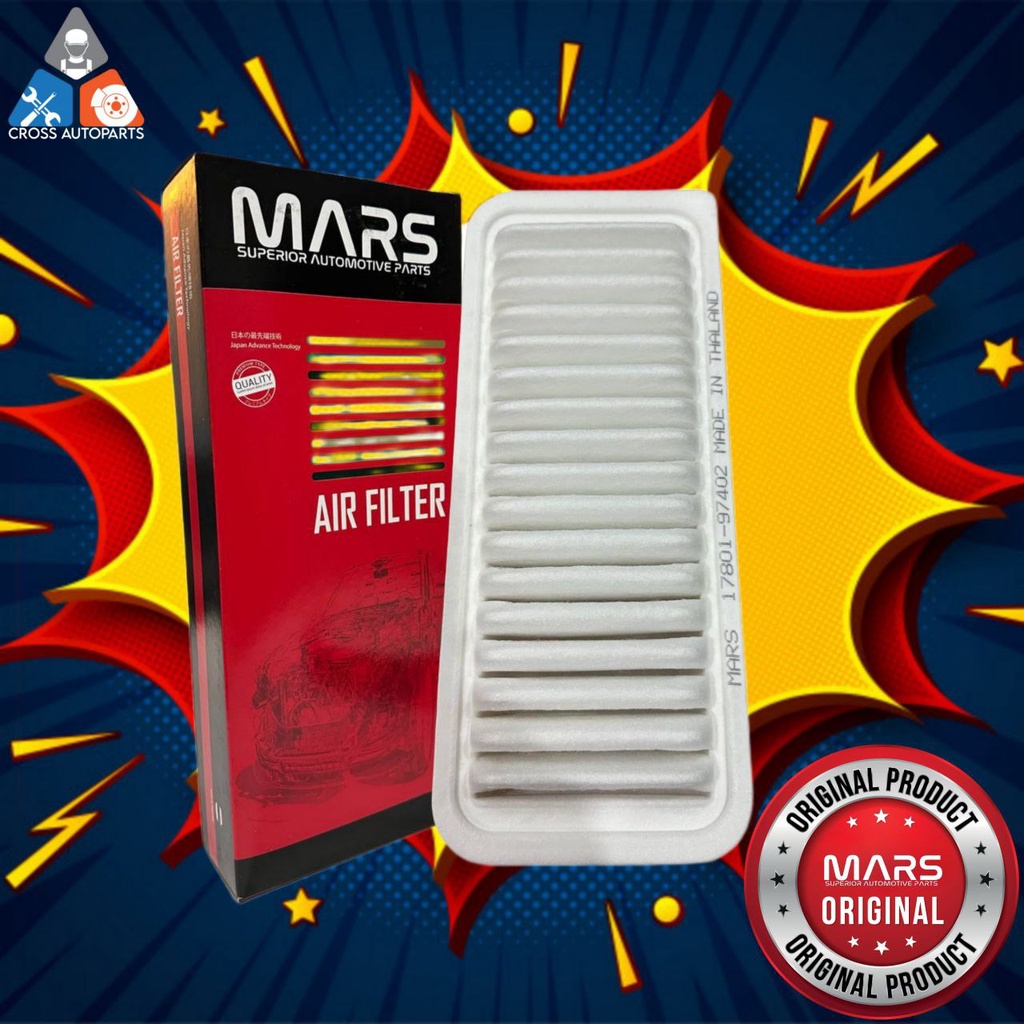 🔥MARS🔥 PERFORMANCE - ENGINE AIR FILTER TOYOTA PASSO K3 1.3 QNC10 ...