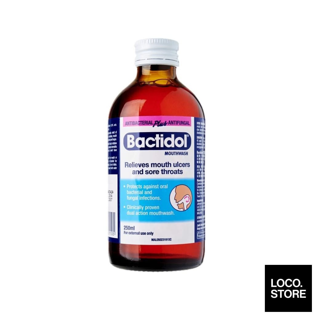Bactidol Antiseptic Liquid Mouthwash 250ml | Shopee Malaysia