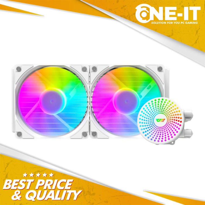 Darkflash Radiant DC 240 Liquid CPU Cooler White DC240 AIO | Shopee ...