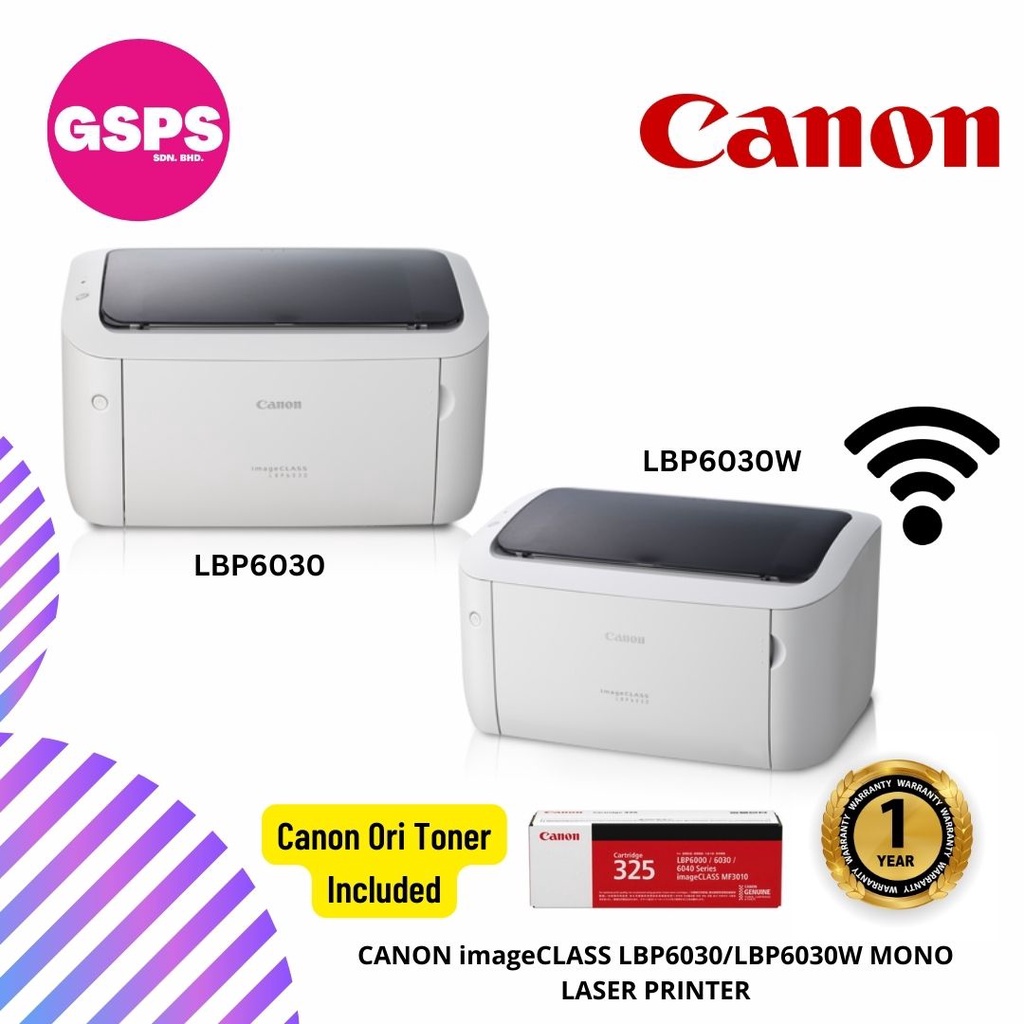 Canon LBP6030/LBP6030W Monochrome A4 Laser Beam Printer | Shopee Malaysia