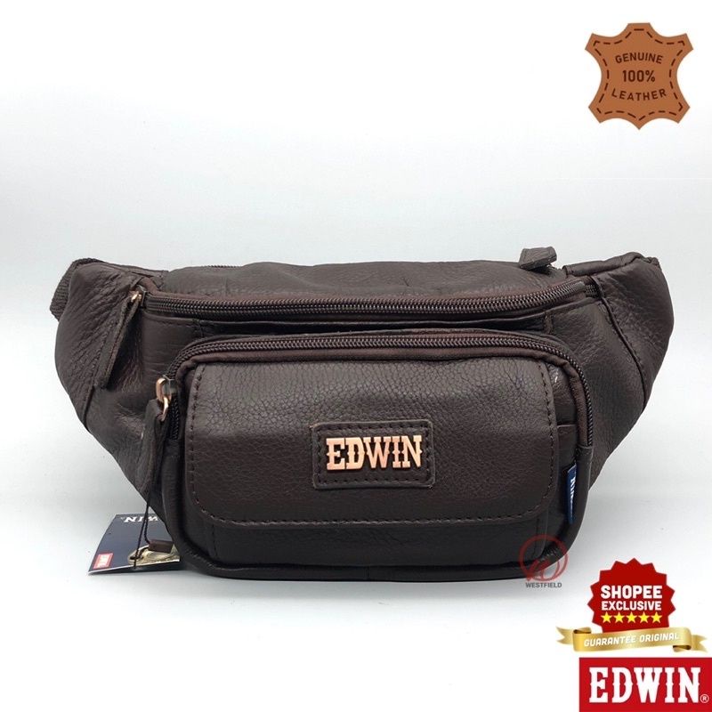 EDWIN PREMIUM LEATHER POUCH BAG ( ESW 38473 ) | Shopee Malaysia