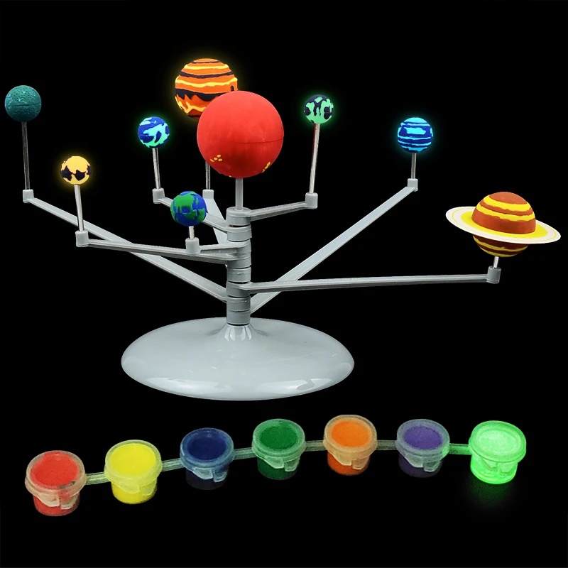 Solar System Planets Model DIY Nine Planets Planetariu Kit Science ...