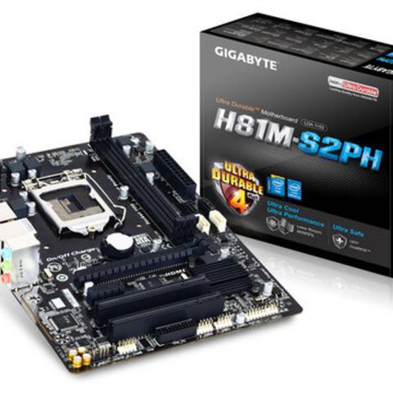 New Gigabyte H81M-S2PH 1150 motherboard full interface two PCI GL3L ...