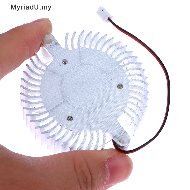 MyriadU 55mm Aluminum Heatsink And 12V Fan Combination Radiator Round ...