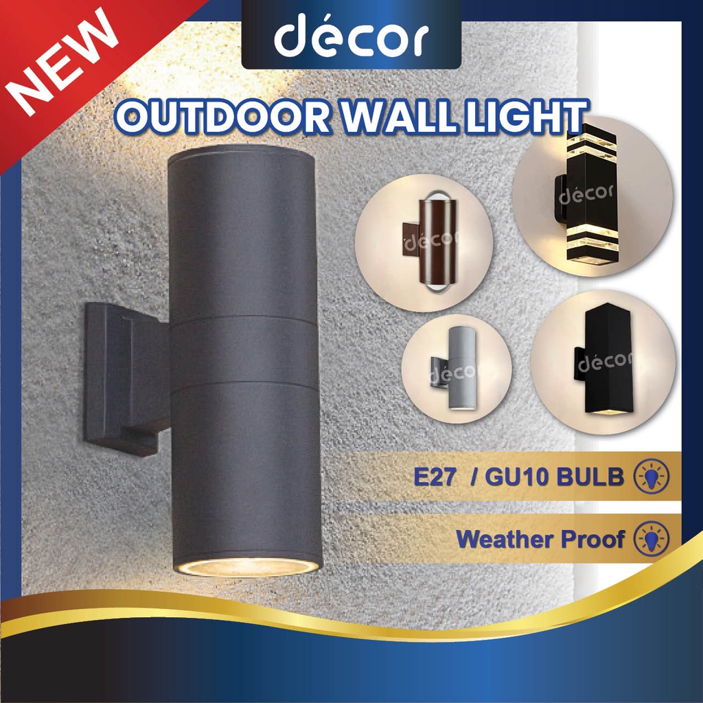 LED Outdoor Wall Lamp IP65 Waterproof Modern Outdoor LED Wall Light Up ...