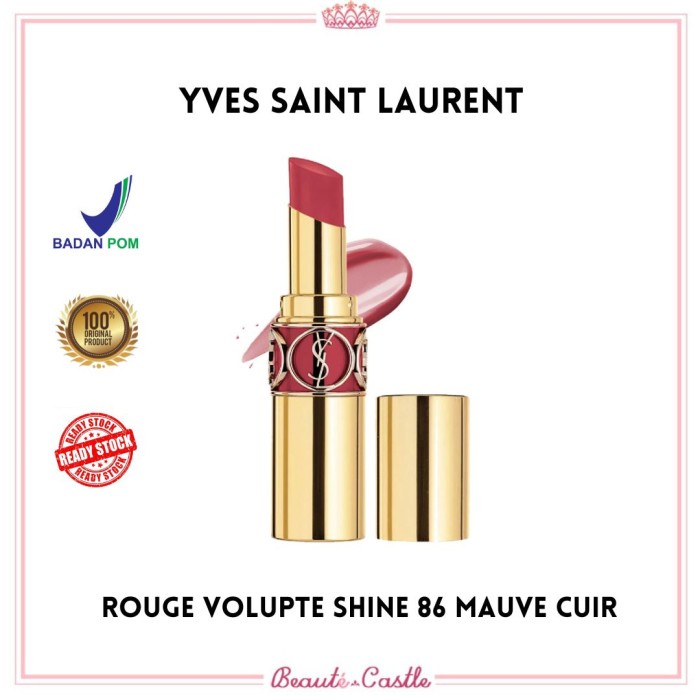 Volupte SHINE LIPSTICK YSL - 86 MAUVE CUIR | Shopee Malaysia