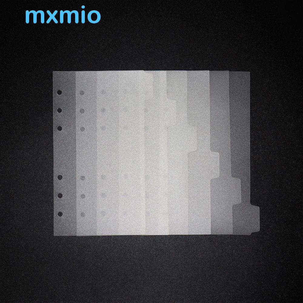 MXMIO Binder Index Dividers Creative Transparent for A5/A6 Notebook ...