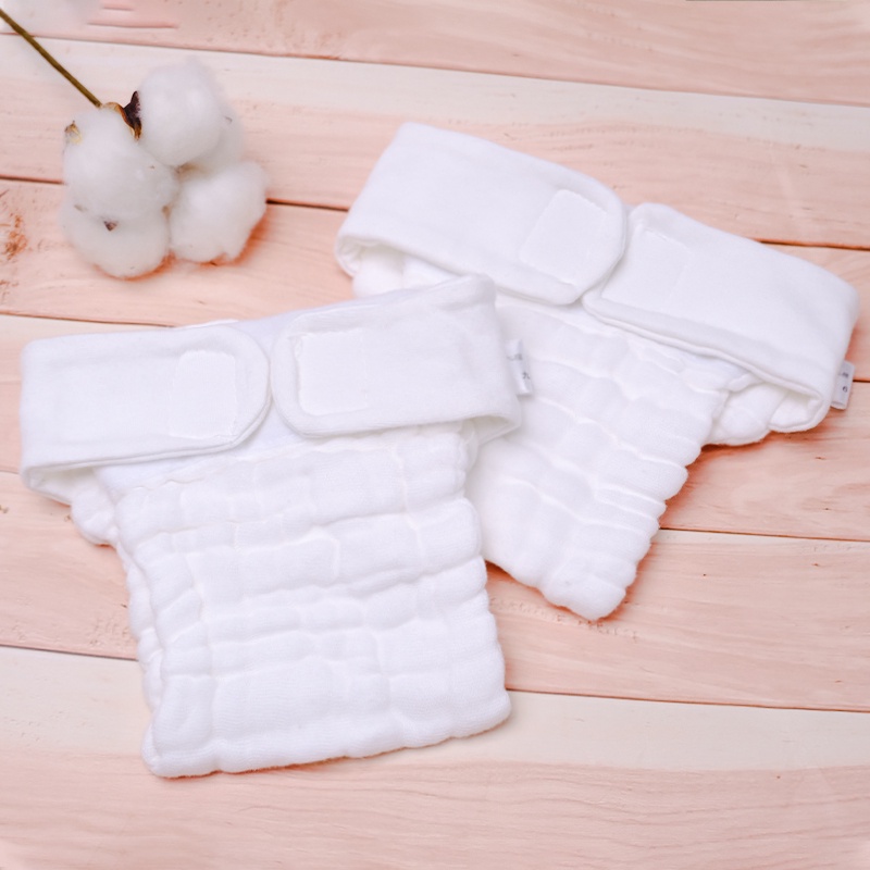 12 Layers 100% Cotton Diaper Washables Reusable Absorbable NewBorn Baby ...