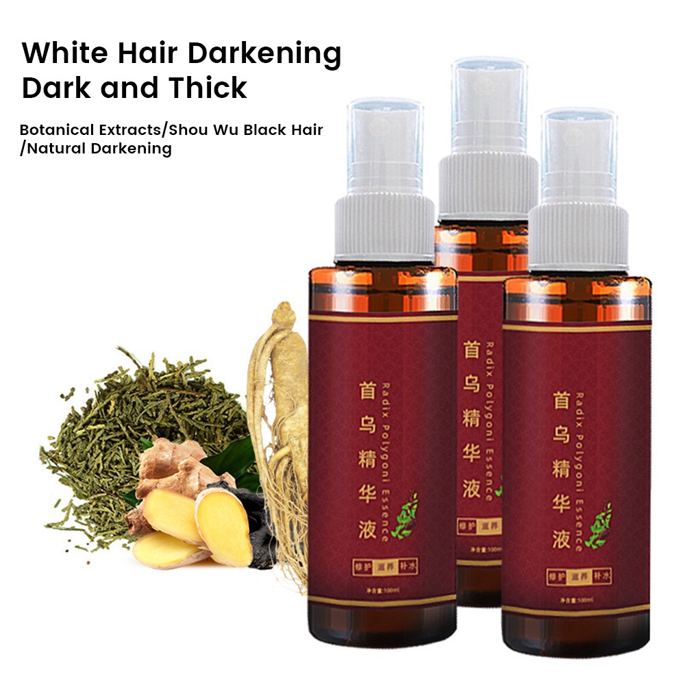 Herbal Gray Hair Spray Polygonum Multiflorum Herbal Extract Hair