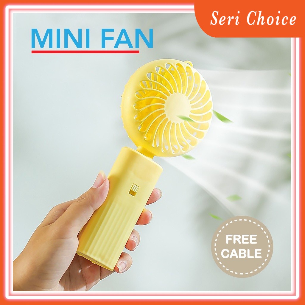 F025 USB Cable Portable Hand Table Mini Fan Handy Mini Fan Rechargeable ...