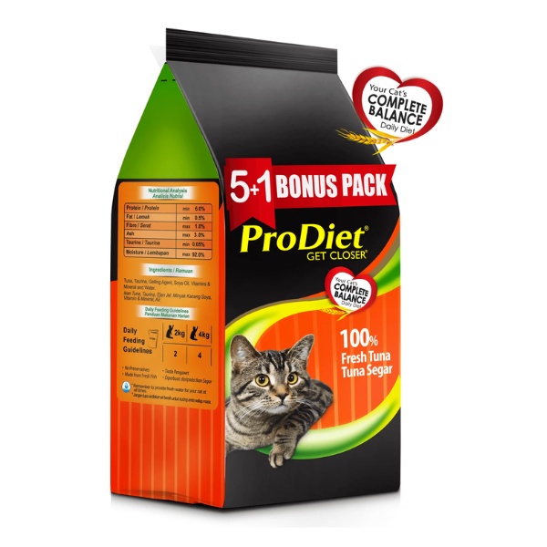 PRODIET 100% FRESH TUNA 85G PEK BONUS 5+1 PACK | Shopee Malaysia