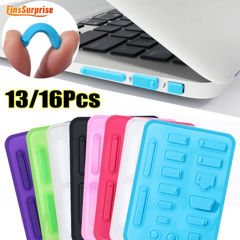 [Surprise] Universal Laptop Silicone Colorful Dust Plugs Cover / USB ...