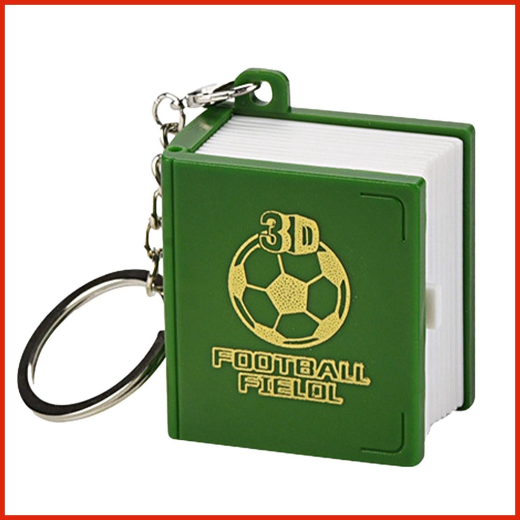 Small Book Keychains Portable Hand Toys for Football Game Mini Backpack ...