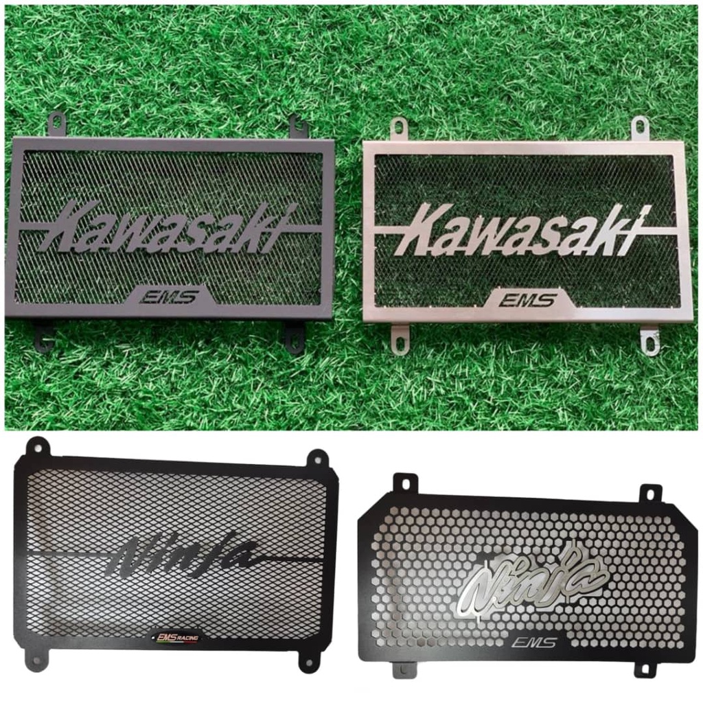 EMS Radiator Cover Kawasaki Ninja250/400/Z250 Radiator Guard Motorcycle ...
