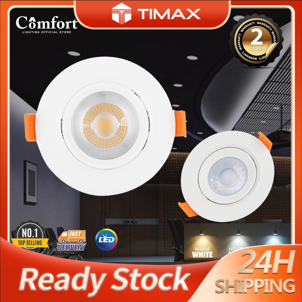 LED Eyeball 6W Recessed Spotlight Downlight Home Lighting Room Ceiling ...
