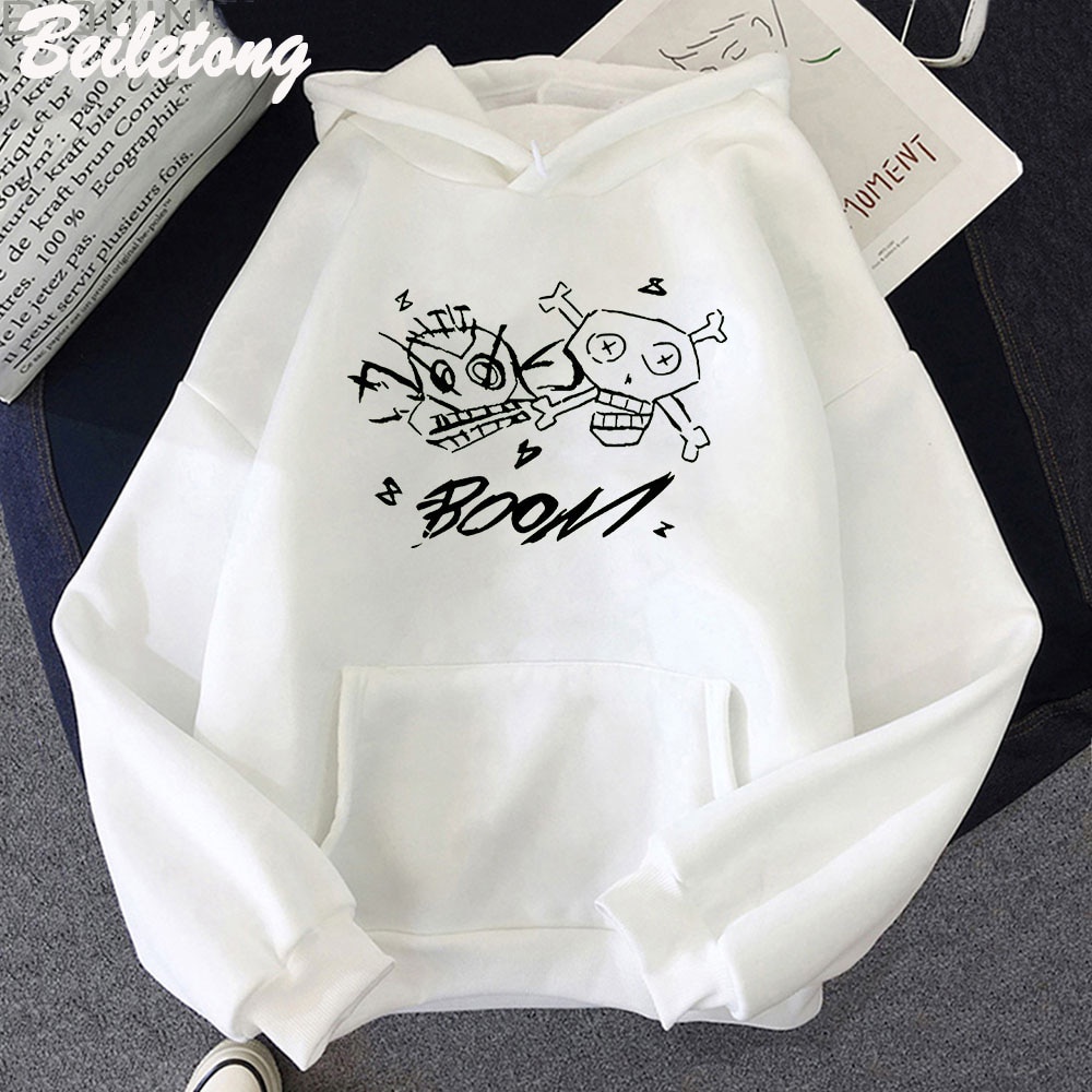 Jinx Arcane Monkey Boom Hoodie Anime Graffiti Loose Sweatshirt ...