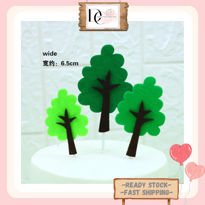 Tree Cake Topper Birthday Cake Forest Cake Decoration Forest Jungle ...