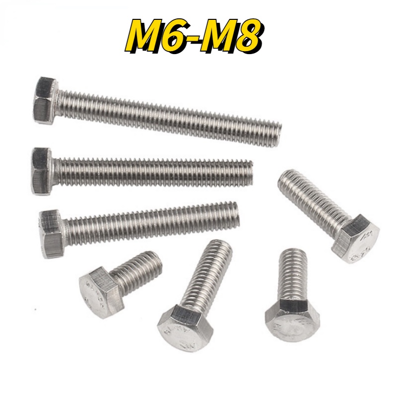 [XNY] 304 Stainless Steel Bolt Extension Screw Screw M6/M8 External ...