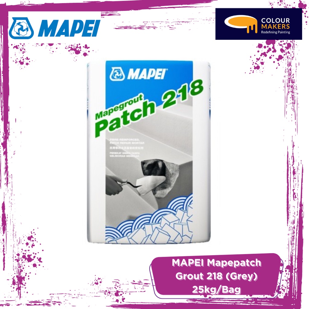 MAPEI Mapepatch Grout 218 (Grey) 25kg/Bag | Shopee Malaysia