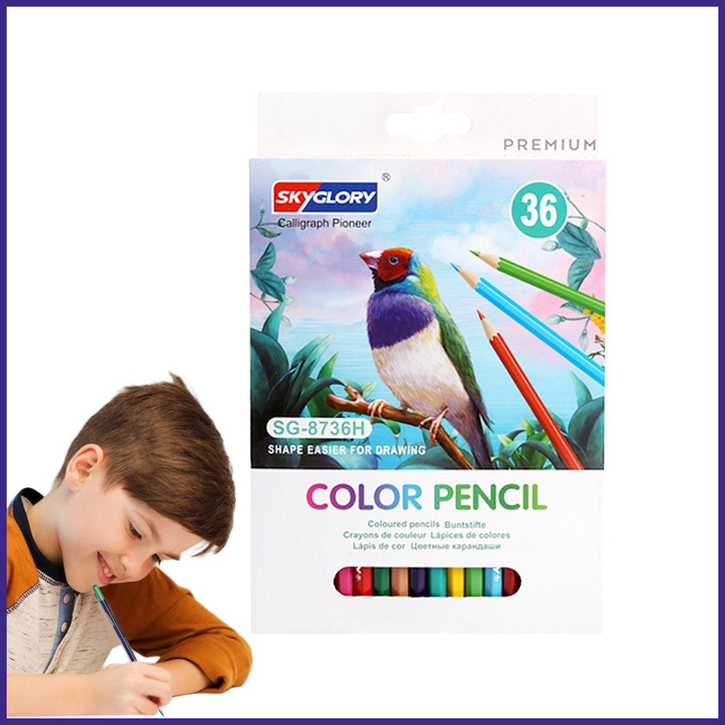 Colored Pencils for Kids Coloring Pencils for Drawing 24-color or 36 ...