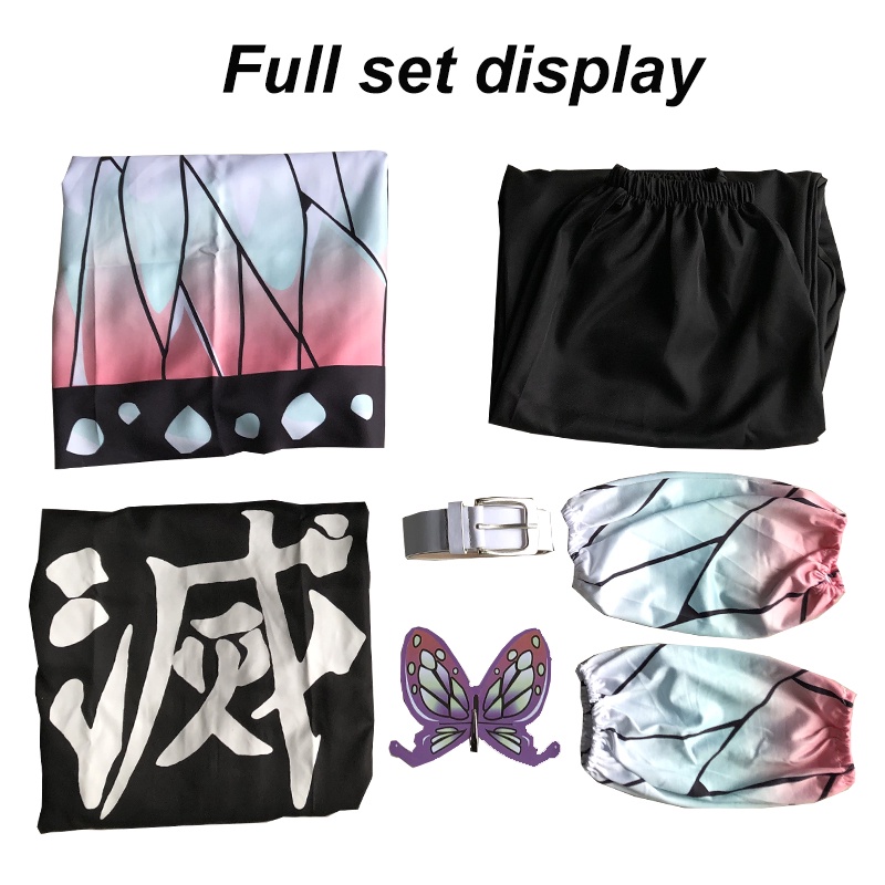 Kochou Shinobu Cosplay Demon Slayer Cosplay Costume Anime Shinobu Haori ...